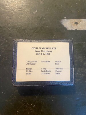 Civil War Bullet Collection From GettysBurg 1863 | eBay