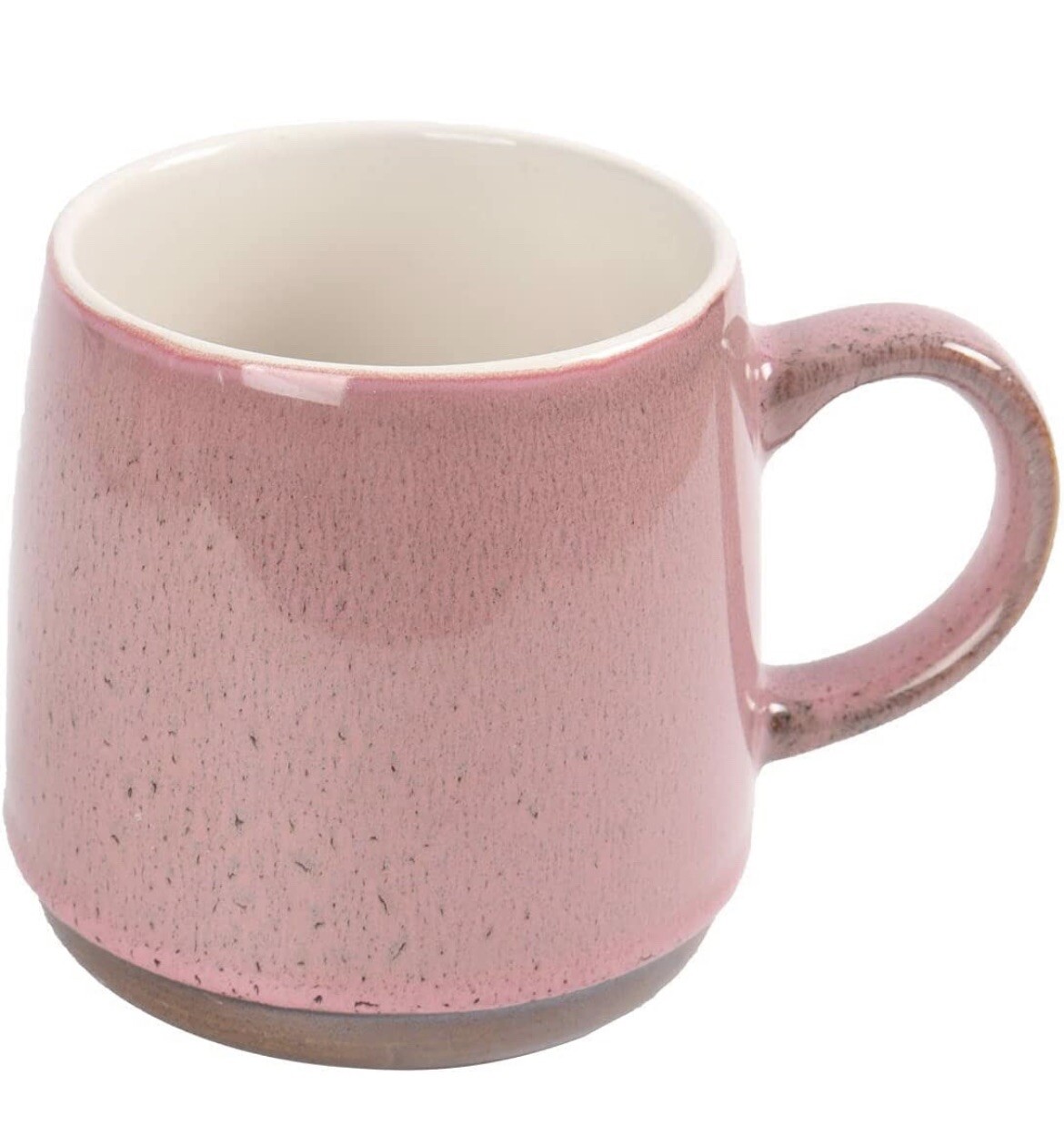 Large Pottery Coffee Mug ,21OZ, Pink Spots Big Tea Cup for Office ...