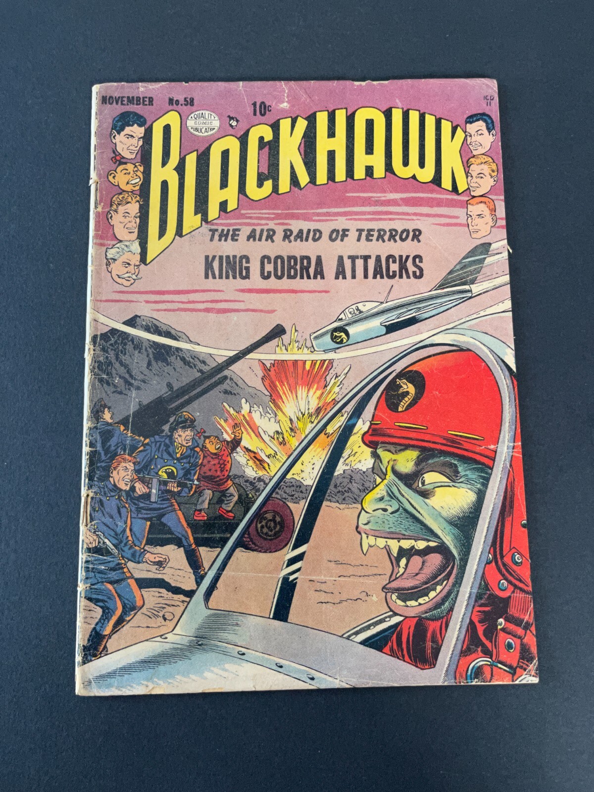 Blackhawk #58 - King Cobra! (DC, 1952) VG | eBay