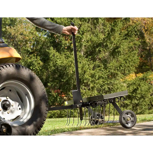 Lawn Dethatcher Tow-Behind Universal 40 In. Riding Mower/Tractor ...
