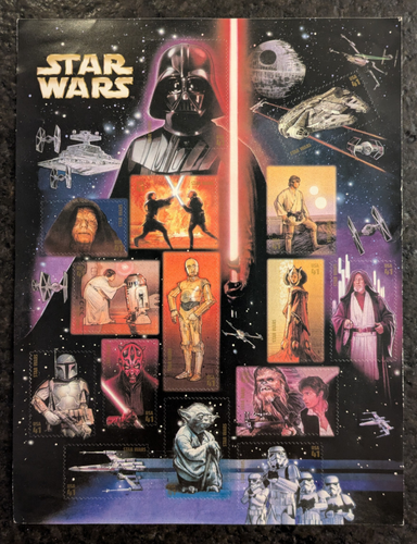 2007 30th Anniversary Set USPS Star Wars 41 cent Postage Stamp Sheet | eBay