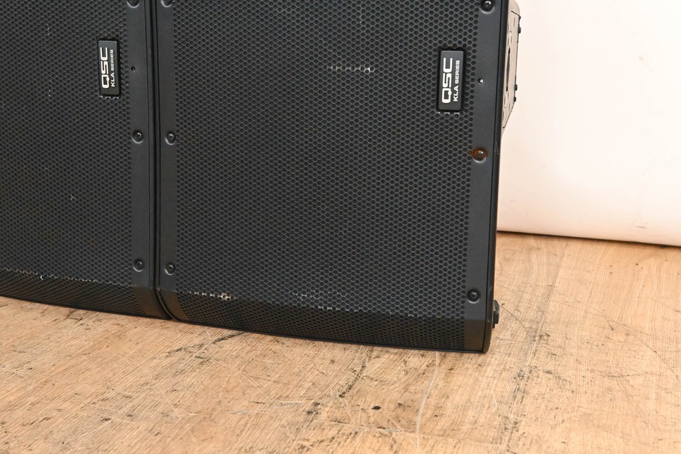 QSC KLA12 12-inch 2-Way Powered Line Array Loudspeaker (PAIR) CG01L5K ...
