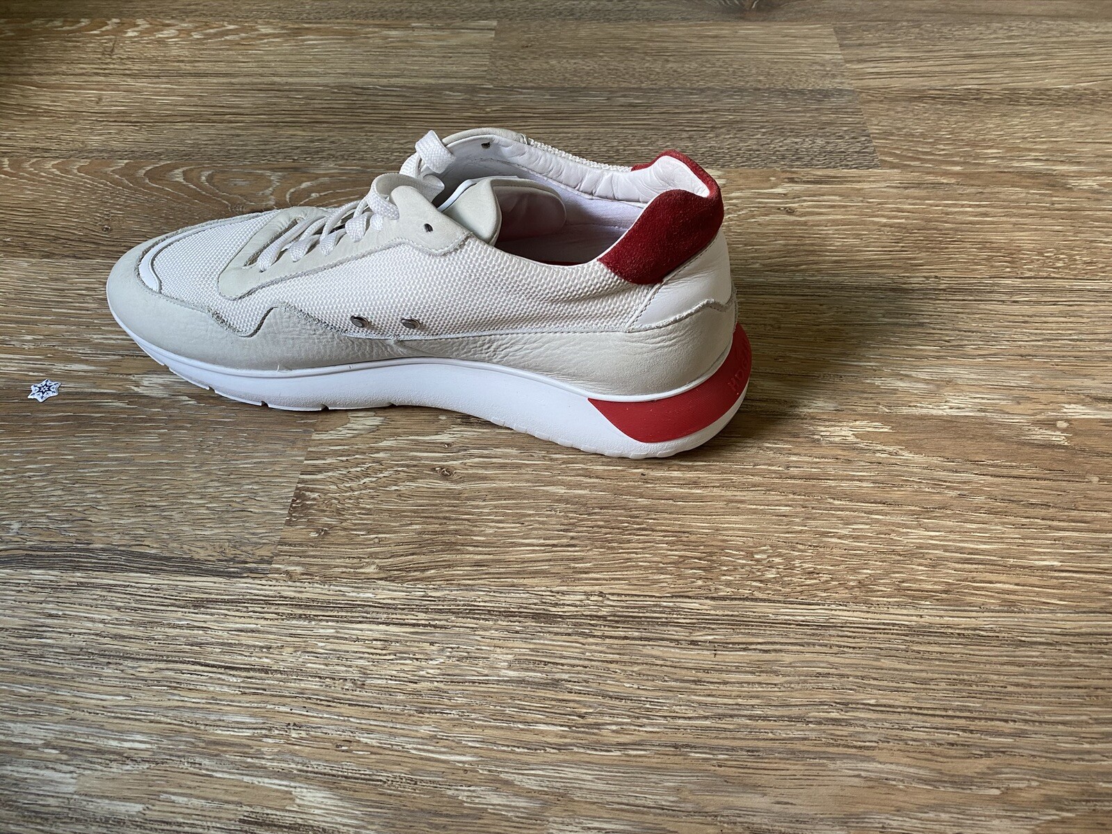 hogan interactive 3 Mens Shoes White With Red Size 10… - Gem