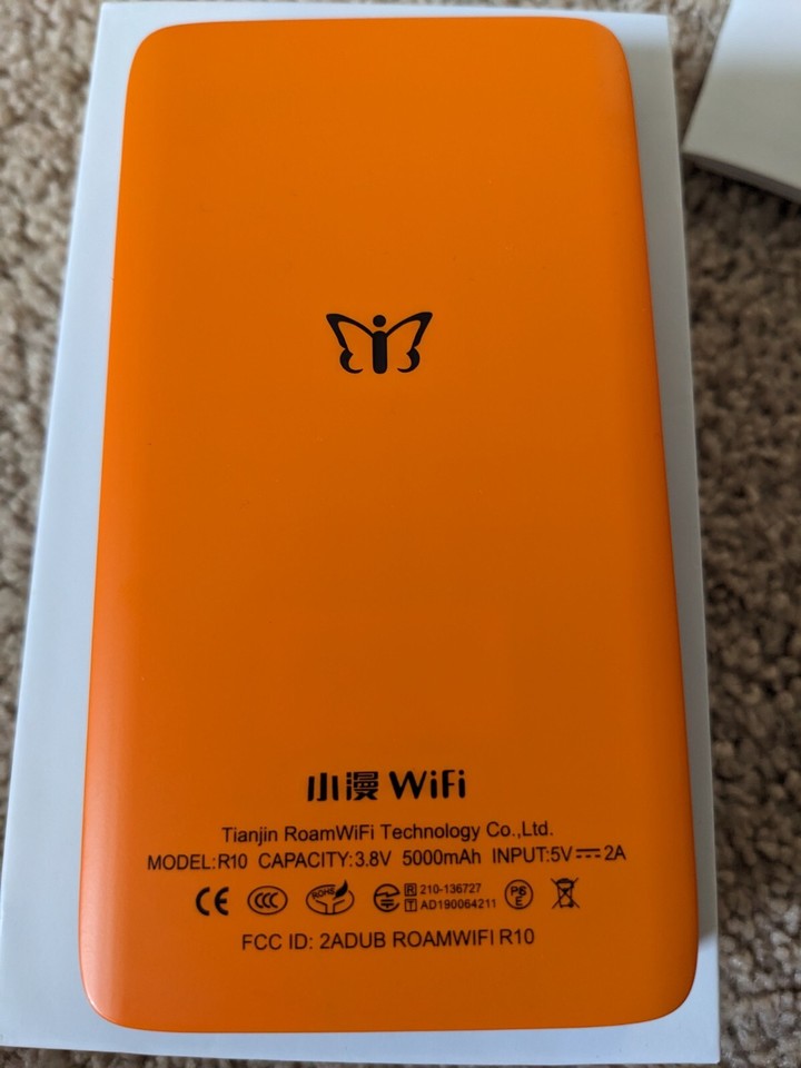 RoamWiFi 4G LTE WiFi Mobile Hotspot Router,Worldwide WiFi Portable High ...