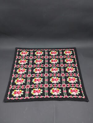 Beautiful Dollhouse Miniature Artist Needlepoint Petit Point Rug w ...