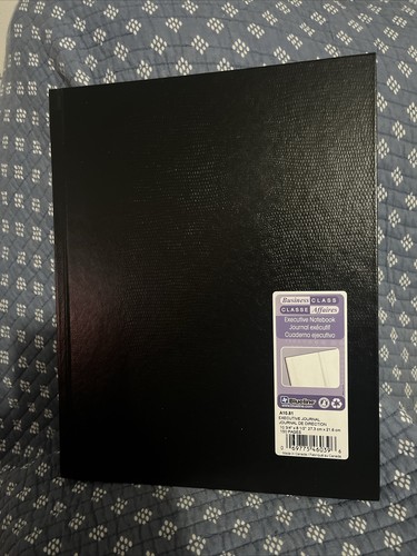 Blueline Executive Journal/Notebook - A10 (Black or Blue) - 10 3/4" x 8 ...