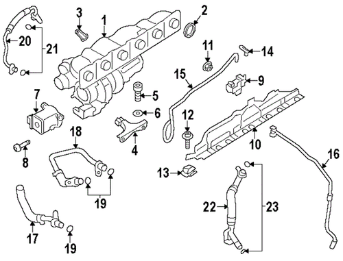 BMW 18407502196 GENUINE OEM TURBOCHARGER NUT | eBay