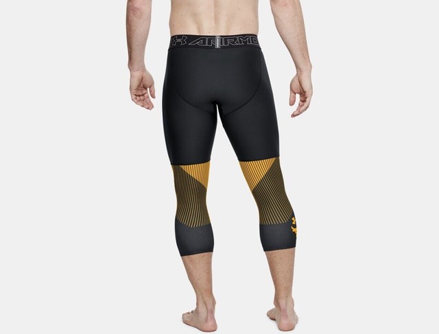 Under Armour Project Rock Vanish 3/4 Compression Leggings 1321411 Black ...