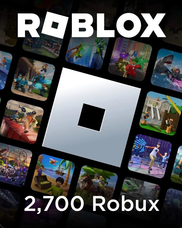 Roblox Gift Card 800-10000 Robux Includes Exclusive Virtual Item (UK ...