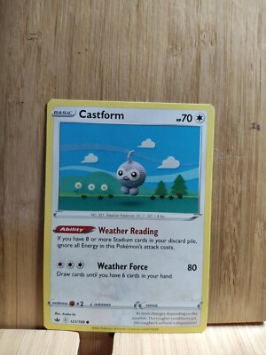 CASTFORM 🏆121/198 Chilling Reign (Genuine) Pokemon Card🏆 | eBay
