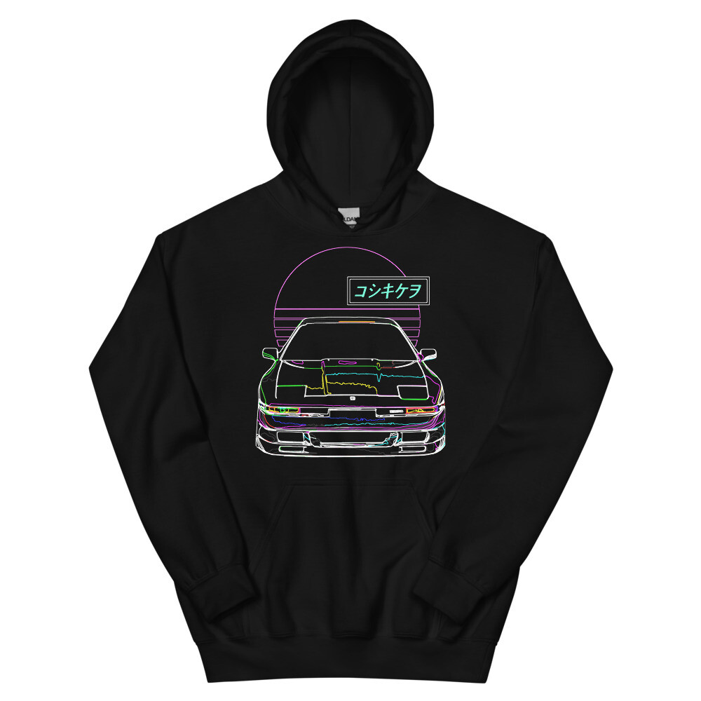 1986 Supra JDM Vaporwave 80s Retrowave Neon Miami Dreams Unisex Hoodie ...