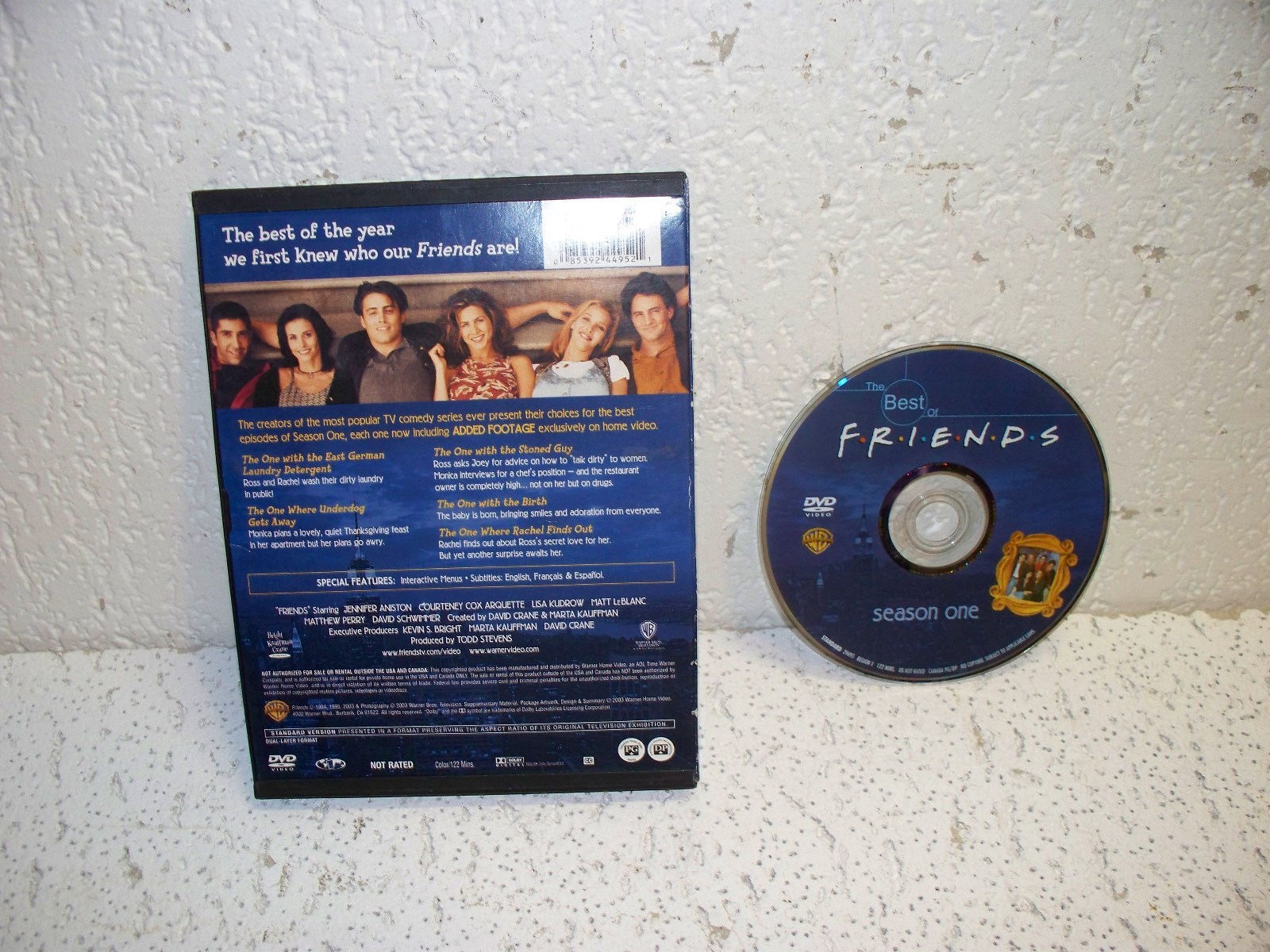 The Best of Friends Season 1 DVD Out of Print Courteney Cox Lisa Kudrow ...