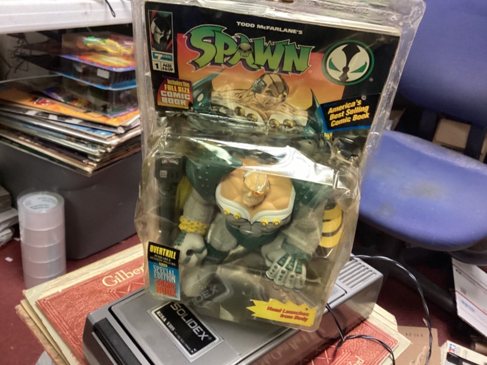 McFarlane Toys Spawn Series 1 OVERTKILL Action Figure with Comic Book 1994 | eBay