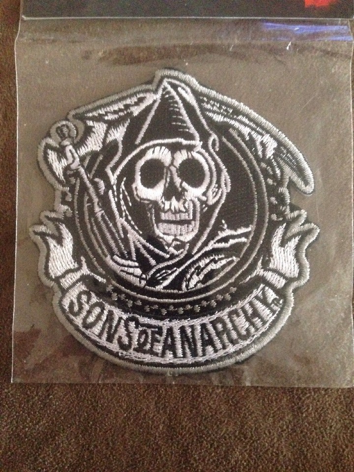 2014 Sons Of Anarchy S.O.A. Reaper Patch FX Channel S.O.A. Biker Samcro ...