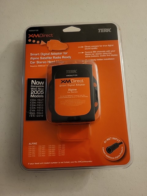 TERK XMDALP100 XM Direct Smart Digital Adapter Alpine Satellite Radio ...