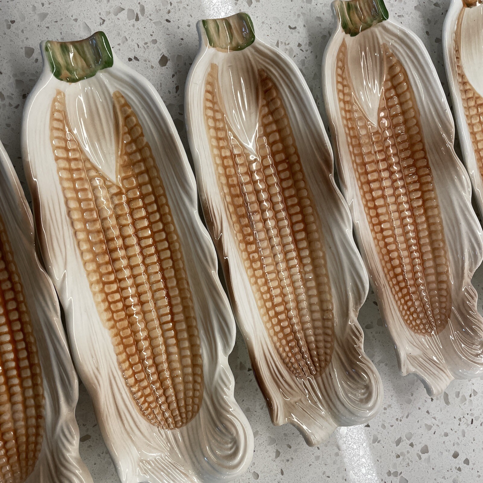 Vintage Ceramic Corn on the Cob Trays Our Own Import Japan Lot of 5 | eBay