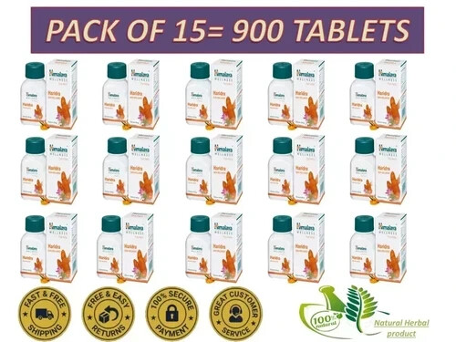 Himalaya Herb HARIDRA Tabs For Skin Wellness 15 Box Exp 2027 FREE SHIP ...