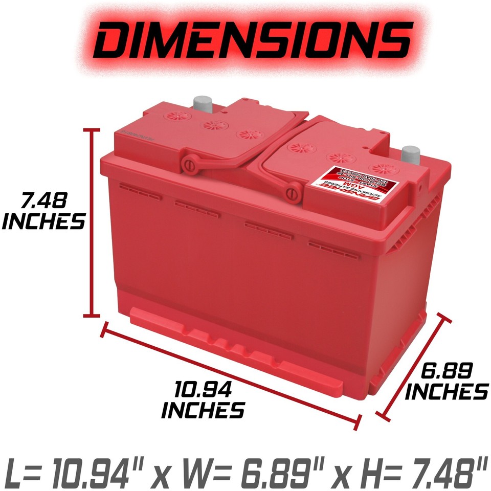 H6 Banshee AGM Battery – Group 48/LN3, 12 Volt, 720 CCA Durability | eBay