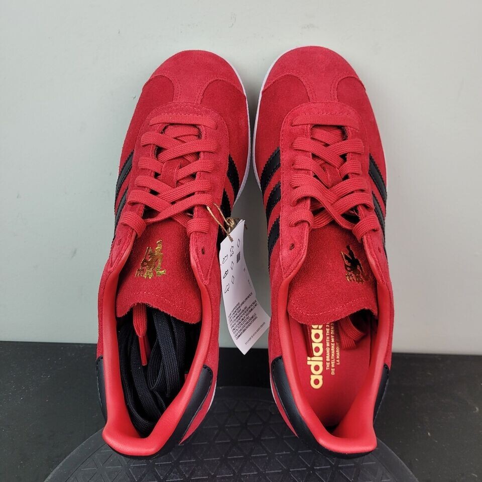 Adidas Originals Gazelle Manchester United Red Shoes IE8503 Men's ...