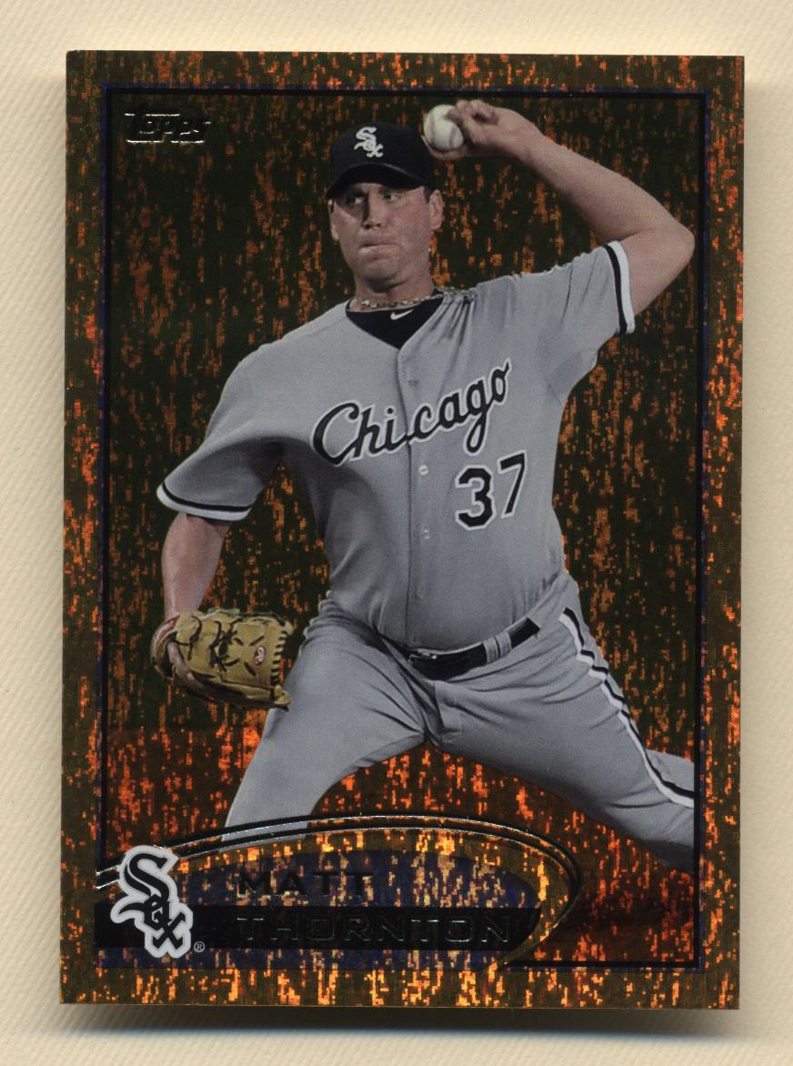 2012 Topps Baseball Gold Sparkle Matt Thornton Card (White Sox) | eBay