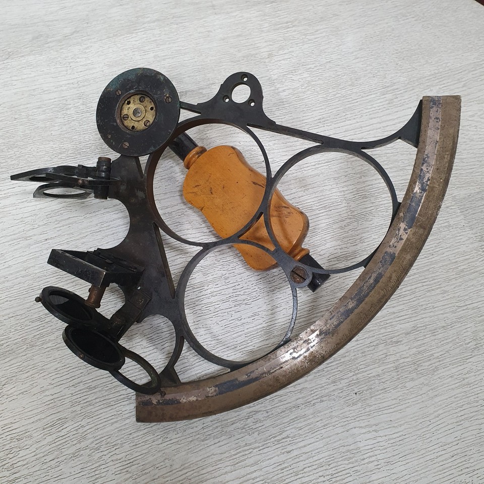 Antique Nautical Sextant Made By J. Coombes in Wooden Box -B44 | eBay UK