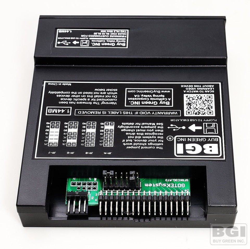 Floppy To USB Converter Emulator Kit For HAAS CNC SL10 SL20 TM2 HL2 ...