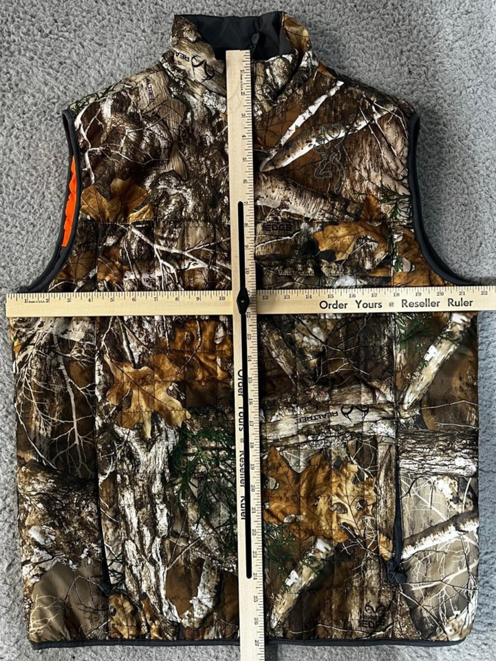 Browning Reversible Hunting Vest Mens Size M – Blaze Orange & Realtree ...