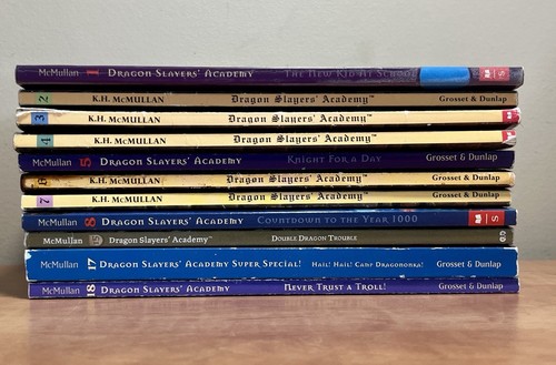 Lot of 11 Dragon Slayers' Academy by Kate McMullan TPB | eBay