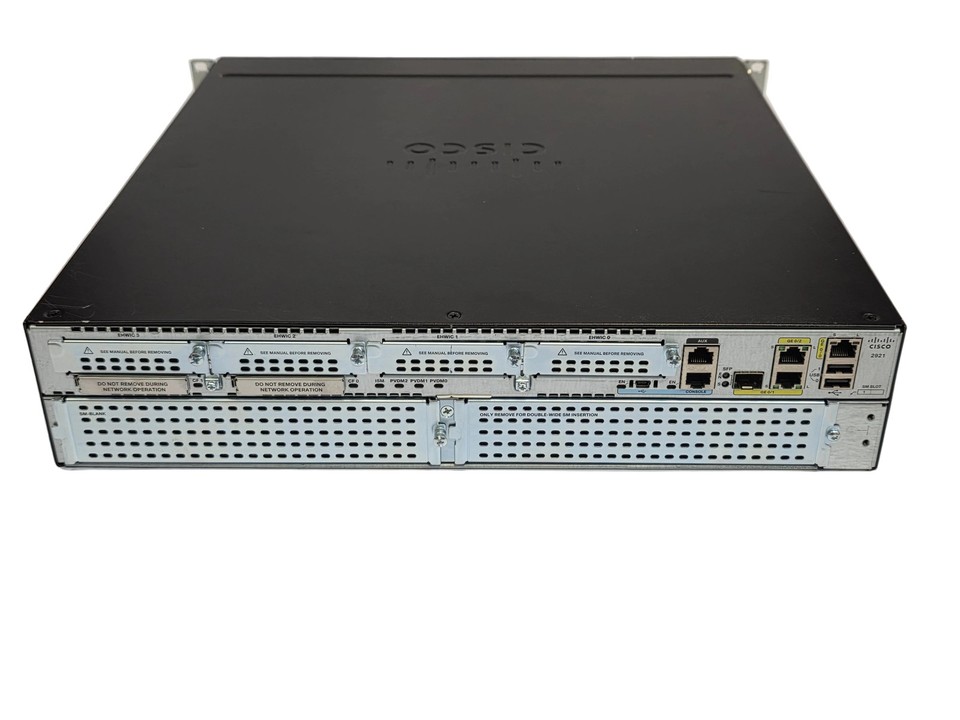 BATCH OF 2 Cisco CISCO2921/K9 V08 2921 Integrated Services Router | eBay UK