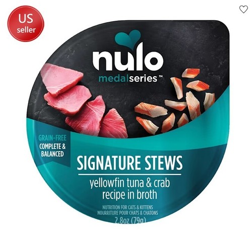 Nulo MedalSeries Signature Stew Tuna & Crab Wet Cat Food, 2.8 oz., Case ...