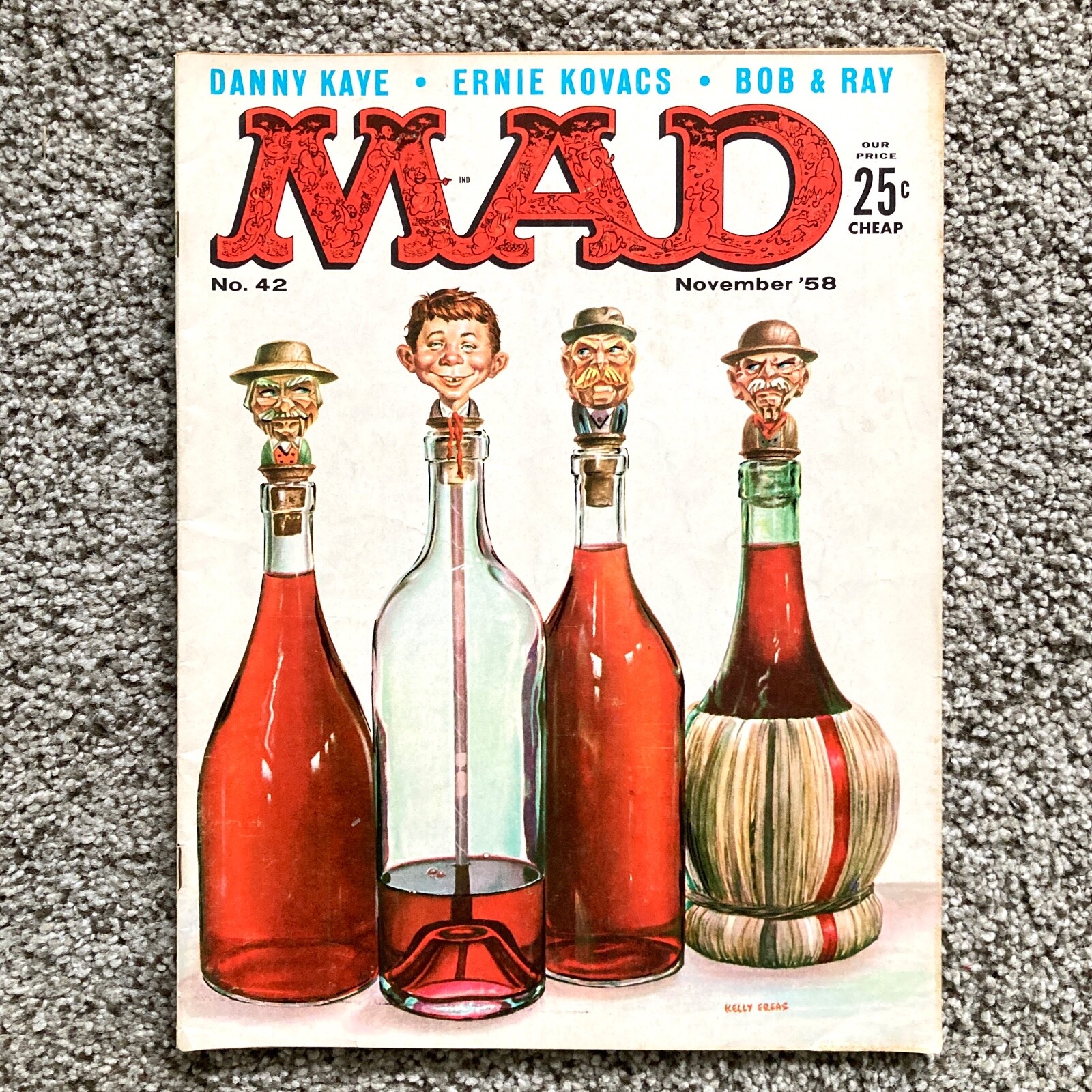 MAD Magazine No. 42, Nov 1958 (7.5) KELLY FREAS DANNY KAYE / ERNIE ...
