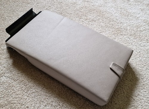 Rear Seat Armrest BMW E90 E91 E92 Middle Arm Rest Leather Cream Beige ...