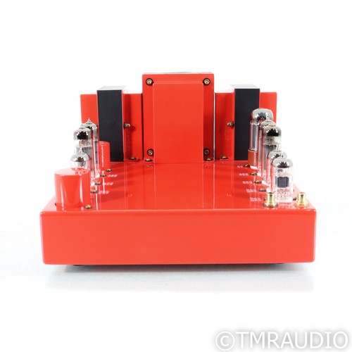 English Acoustics Stereo 21C Stereo Tube Power Amplifier; Cherry Red ...