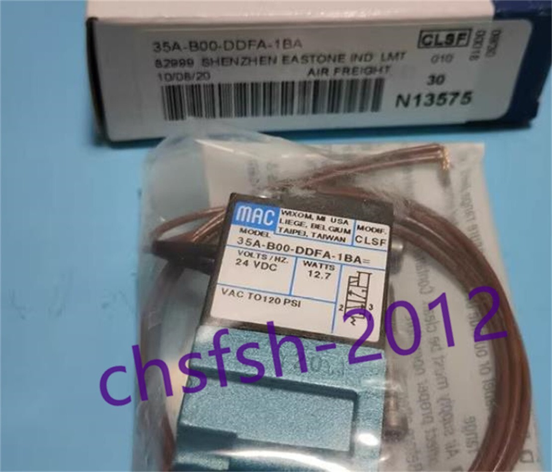 1 PCS NEW IN BOX MAC Solenoid valve 35A-B00-DDFA-1BA | eBay