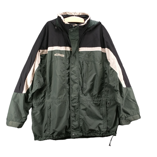 Columbia Men's Full Zip Interchange Core Hooded Jacket Multi XL Outer ...