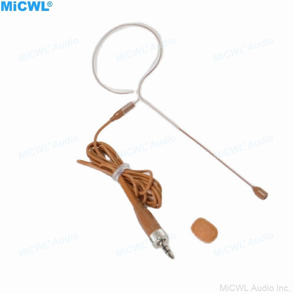 HM60 Tan EarSet HeadSet Microphone For Sennheiser BeltPack Wireless ...