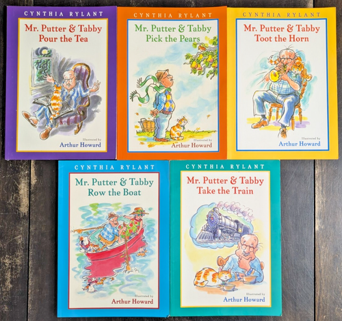 5 Lot of MR PUTTER & TABBY Readers Cynthia Rylant Paperback Ilstr ...
