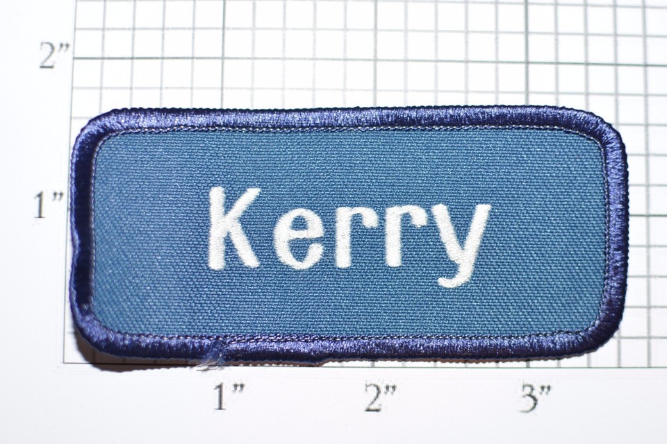 Name Tag Patch Embroidered Vintage Sew-on for Work Shirt Uniform ...