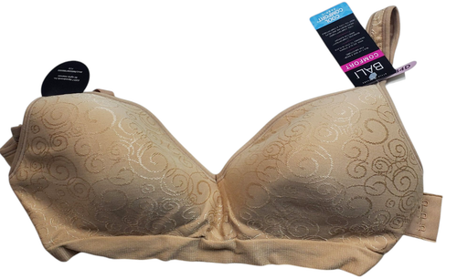 Bali Bra Womens Size 34D Cool Comfort Revolution Wireless Beige Swirl ...