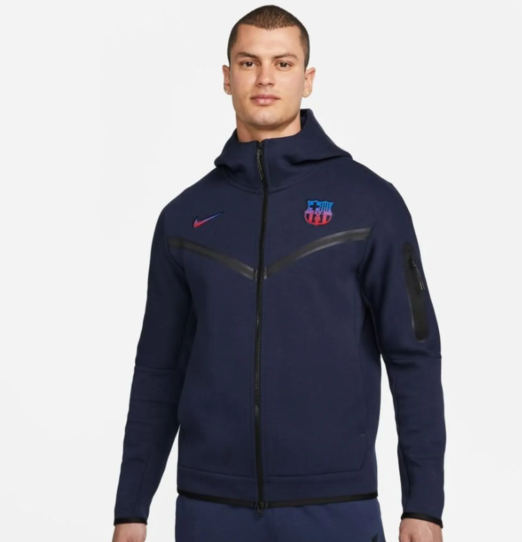 Nike Tech Fleece Barcelona Obsidian/Signal Blue Tracksuit - Size Medium ...