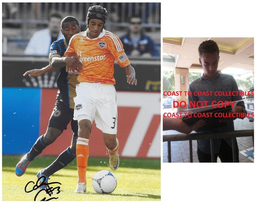 Calen Carr Signed 8x10 Photo Proof COA Houston Dynamo Soccer ...