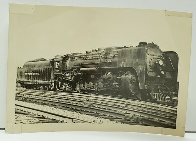 New York Central Locomotive No. 3111 Railroad at Cleveland 1949 ...