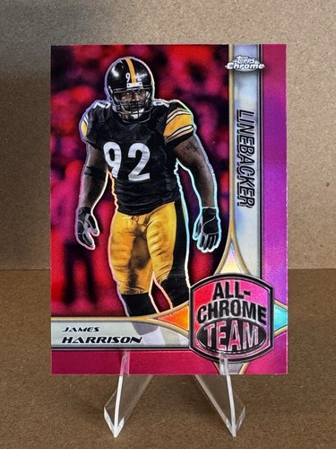 2024 Topps Chrome Football - James Harrison All Chrome Team Pink ACT-18 ...