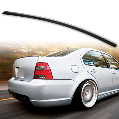 Fyralip Boot Lip Spoiler For VW Jetta Bora MK4 Saloon 98-05 Unpainted ...