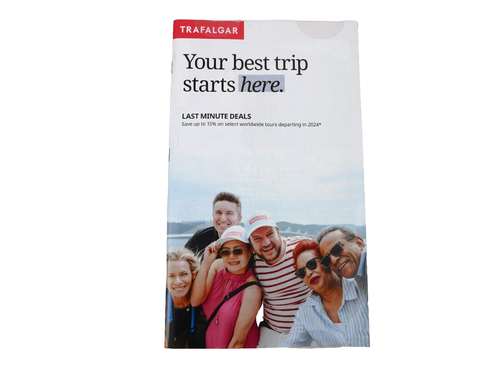Trafalgar Tours Brochure Booklet NEW Last Minute Deals | eBay