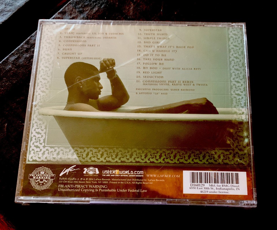 Confessions by Usher (CD, 2004, Laface Records)-Club Edition-BRAND NEW ...