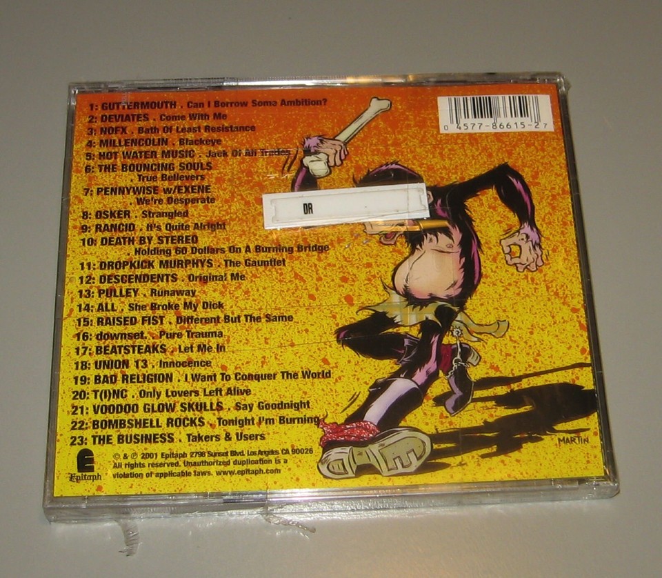 Punk O Rama 2001 Vol. 6 CD NOFX Rancid All Bad Religion Dropkick ...