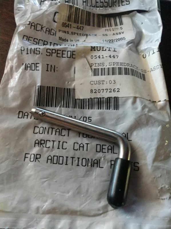 OEM Arctic Cat Speed Rack Pin Bearcat XT Z1 570 ATV 700 0541-447 NOS ...