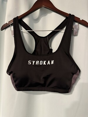 SYROKAN Women's Plus Size High Impact Sports Bra Full Figure Wirefree ...