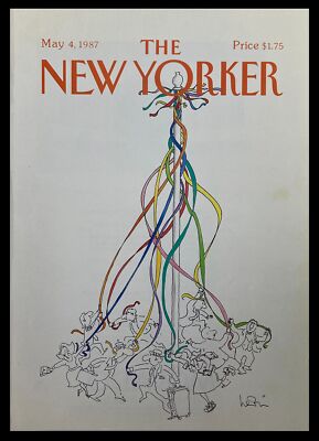 COVER ONLY The New Yorker May 4 1987 String Around by Heidi Goennel No ...